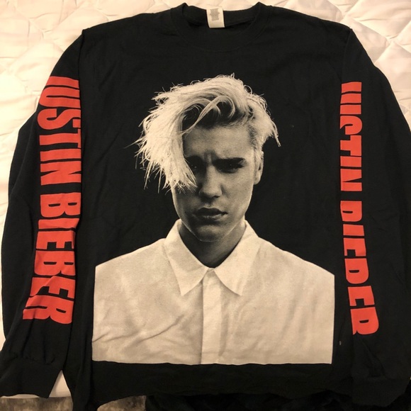 Tops | Justin Bieber Purpose World Tour Shirt | Poshmark